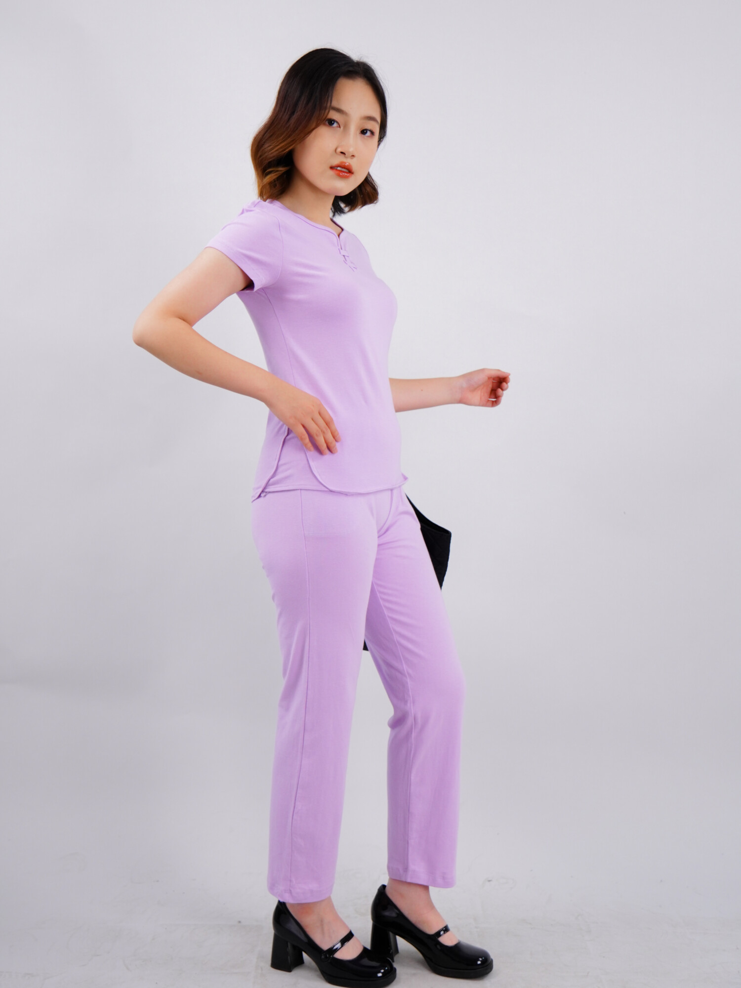 Bộ thun cộc tay nữ - Dệt Kim Đông Xuân - Thời trang an toàn